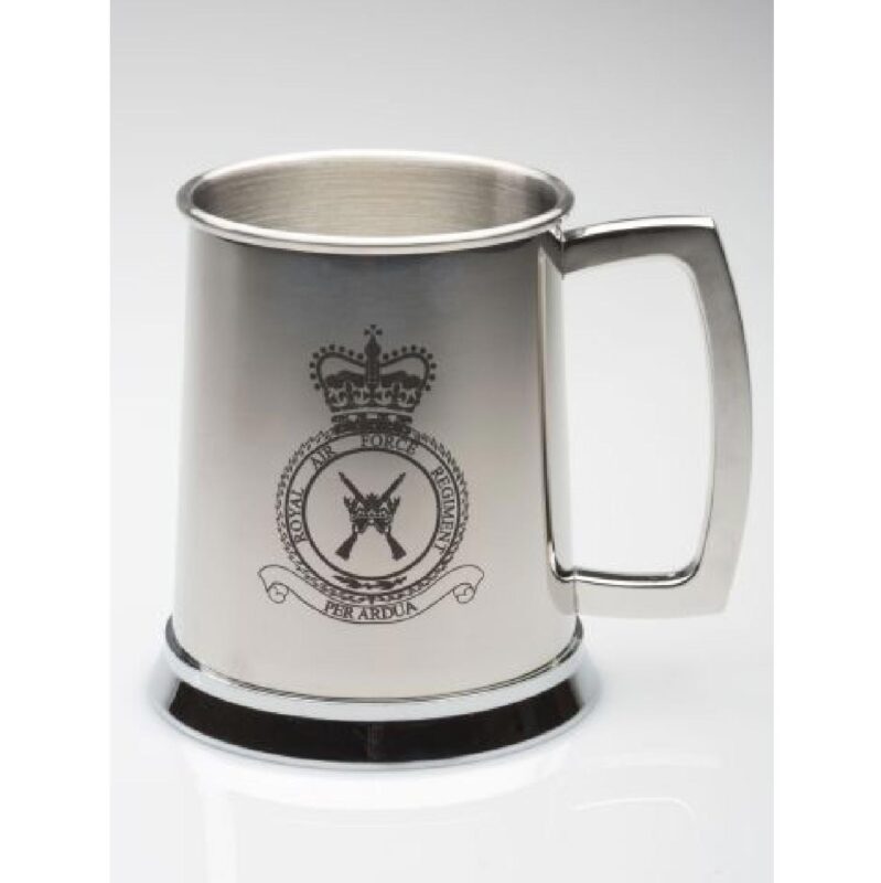 Stainless Steel Tankard - RAF Regiment Heritage