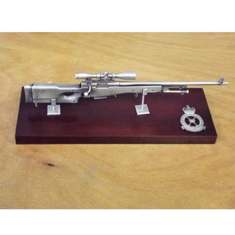 L96 Sniper Rifle Large Scale Weapon Plinth - RAF Regiment Heritage