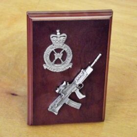 SLR Rifle Small Scale Weapon Plaque - RAF Regiment Heritage