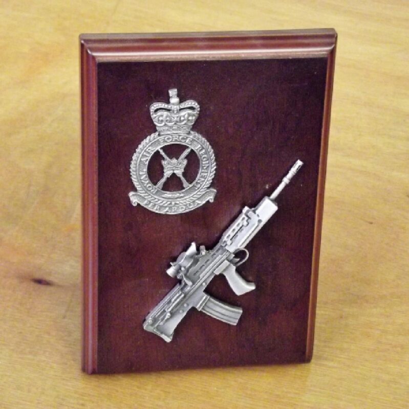 SLR Rifle Small Scale Weapon Plaque - RAF Regiment Heritage