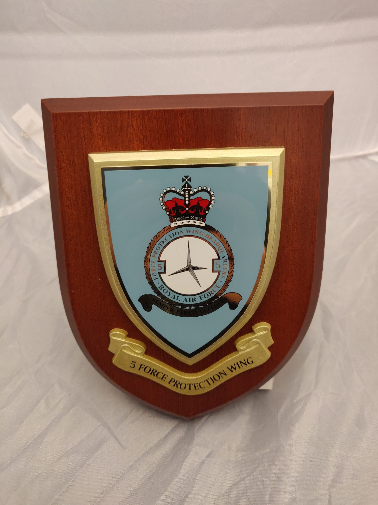 5 Wing Plaque - RAF Regiment Heritage