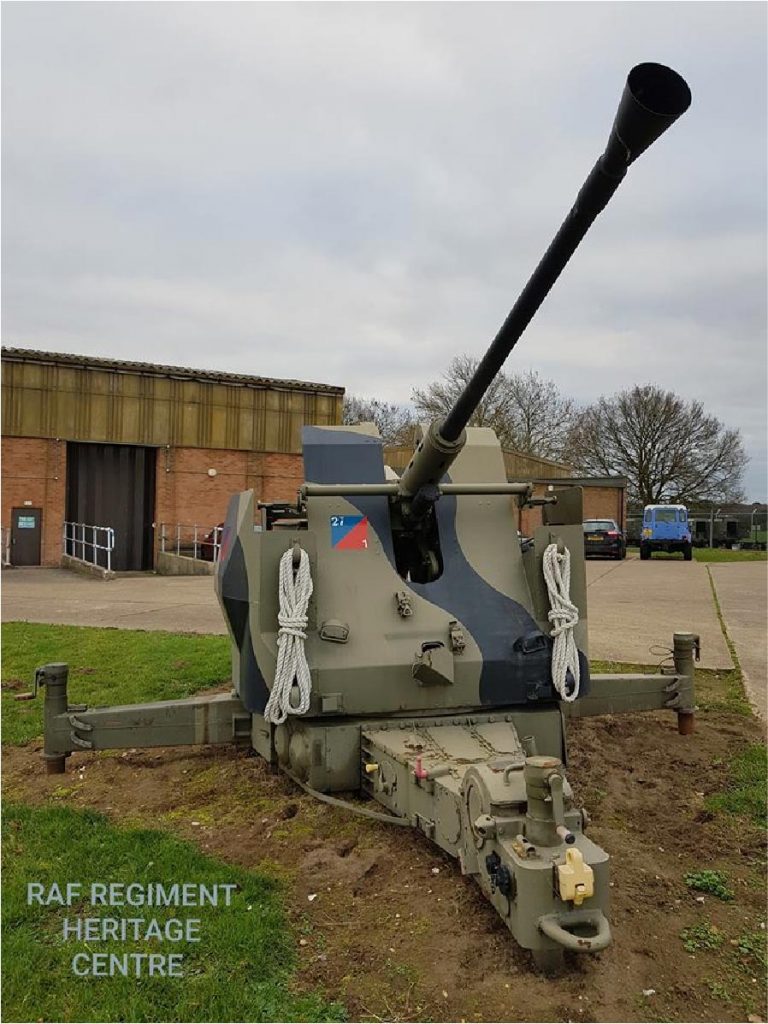 BOFORS 40MM L40/70 - RAF Regiment Heritage