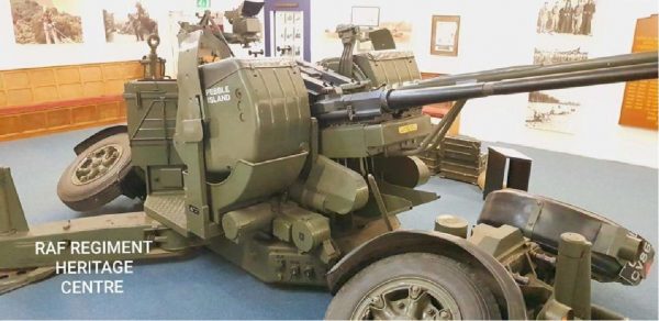 OERLIKON 35MM ANTI-AIRCRAFT GUN - RAF Regiment Heritage