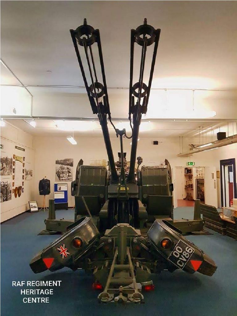 OERLIKON 35MM ANTI-AIRCRAFT GUN - RAF Regiment Heritage