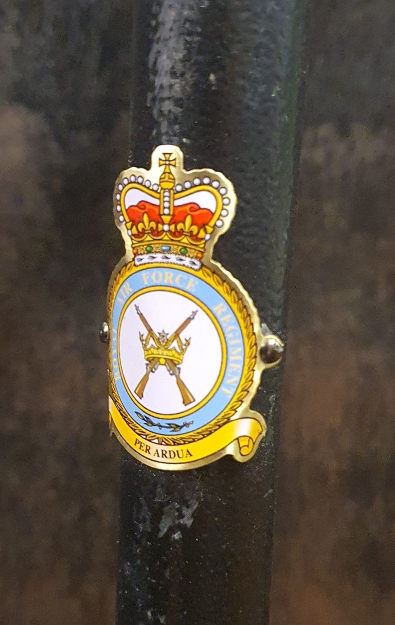 Walking Stick Badge - RAF Regiment Heritage